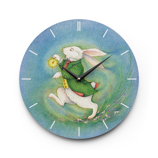 Clocks » CLOCK - White Rabbit (305mm) - Moongazer Cards